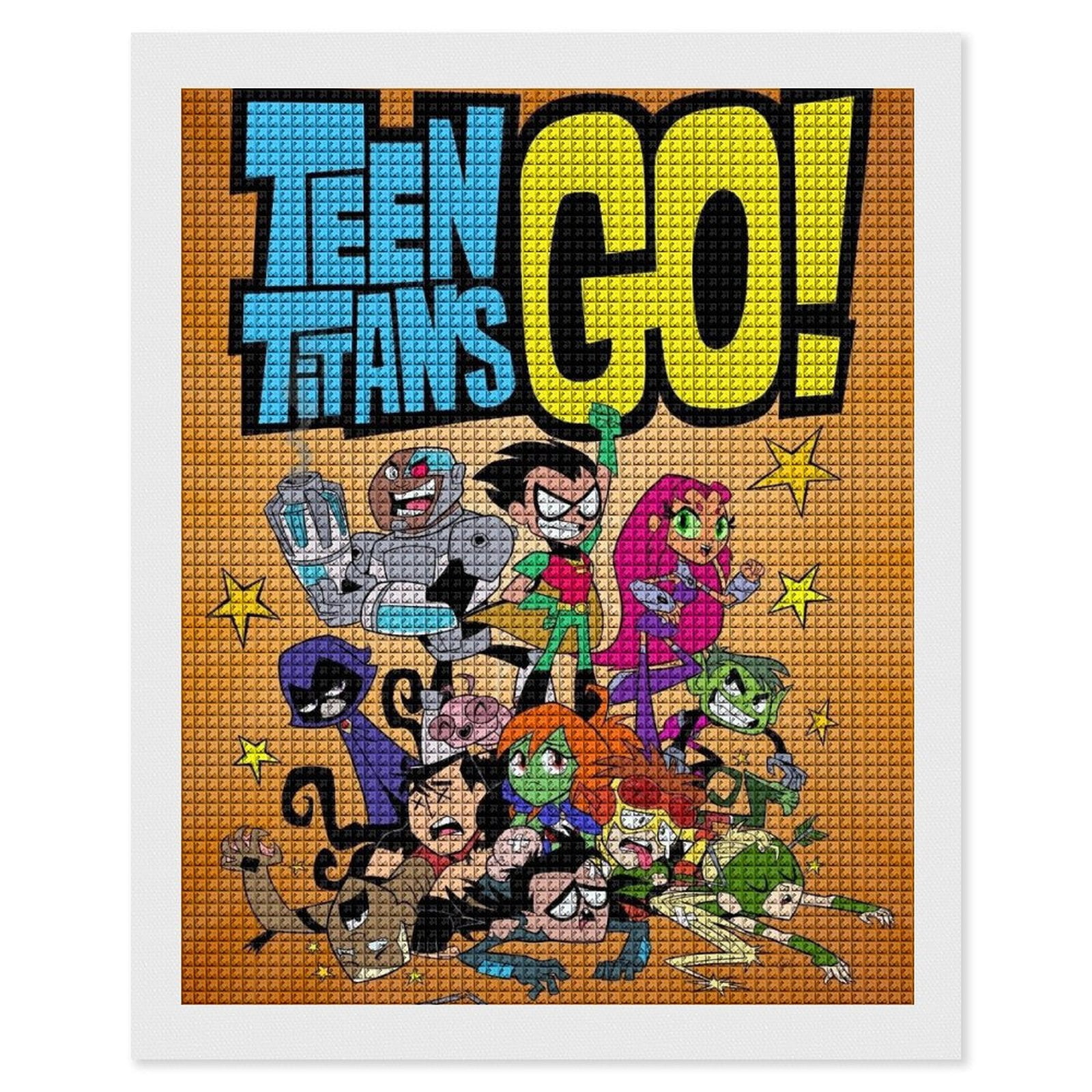 Diamond Painting Set Titans Go Diamond Art Painting with Diamond for ...