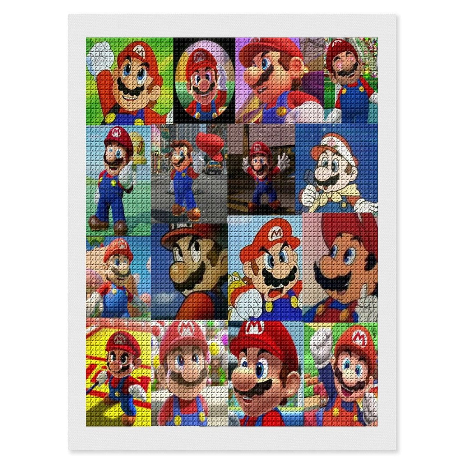 Diamond Painting Super Mario Diamond Art Painting with Diamond DIY Set ...