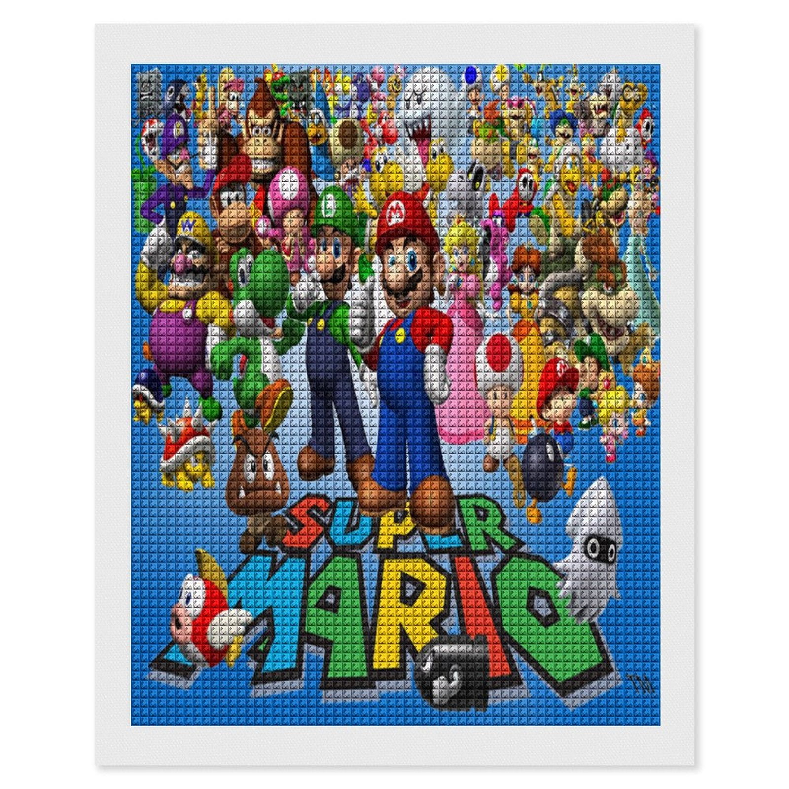 Diamond Painting Super Mario Diamond Art Painting with Diamond DIY Set ...