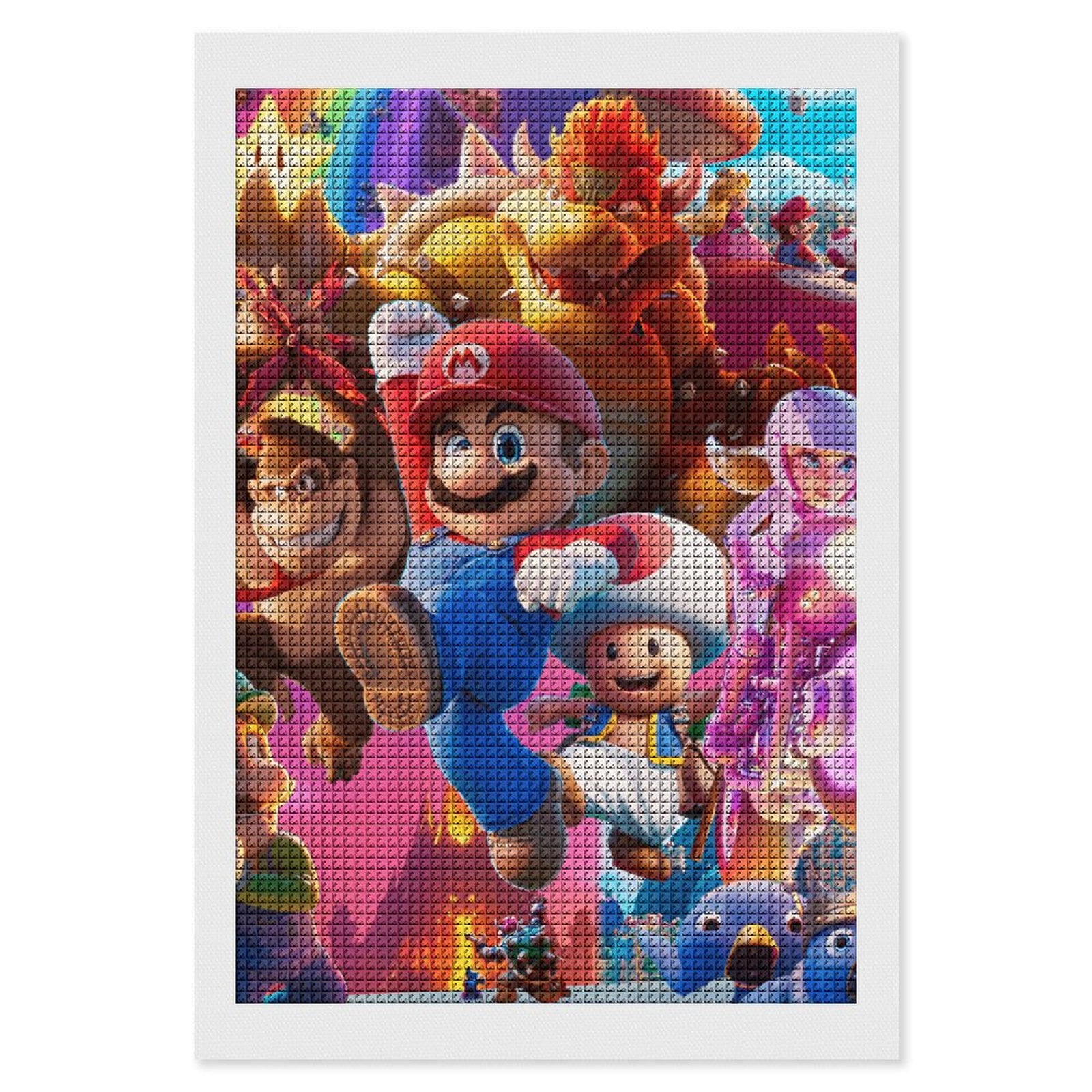 Diamond Painting Super Mario Diamond Art Painting with Diamond DIY Set ...