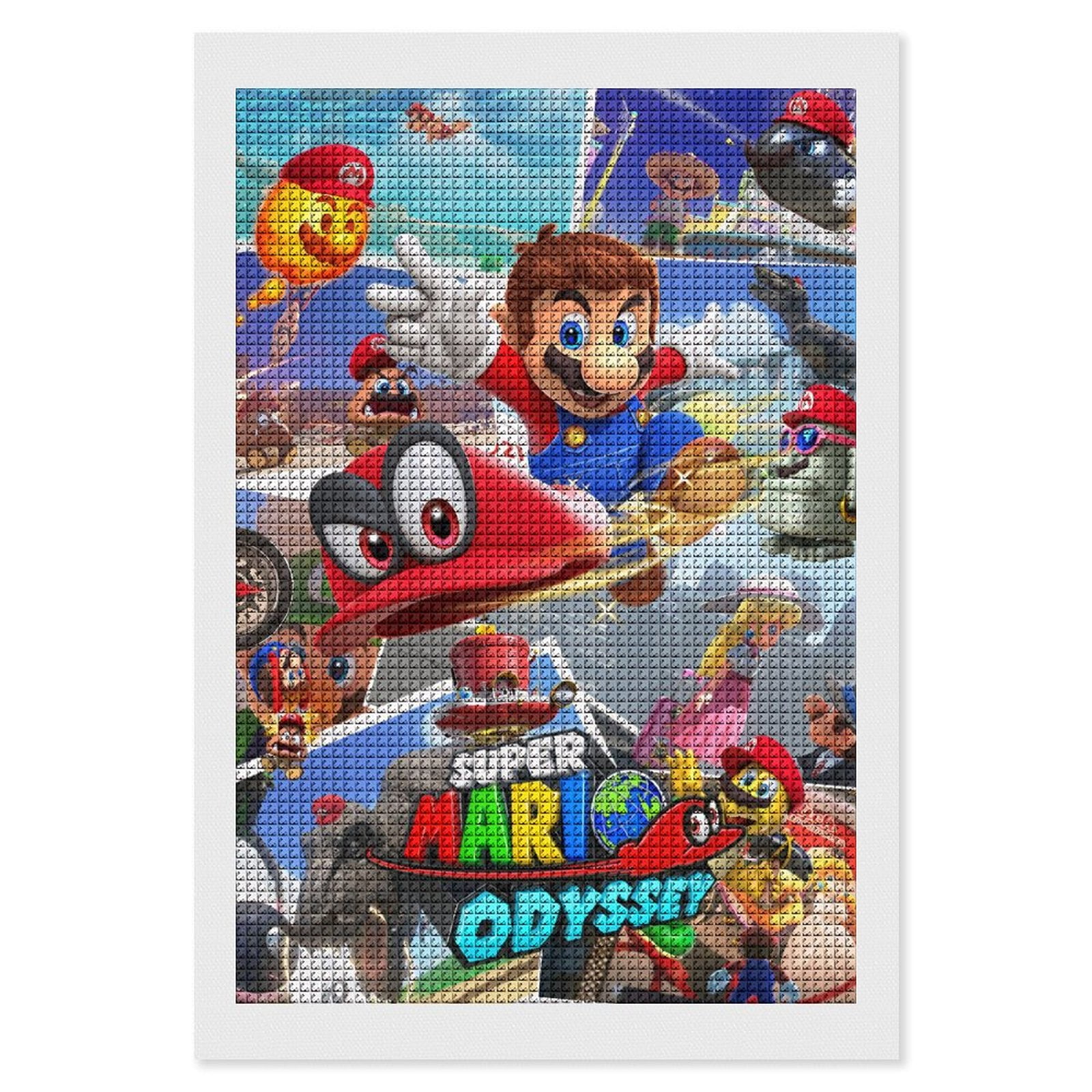 Diamond Painting Super Mario Diamond Art Painting with Diamond DIY Set ...
