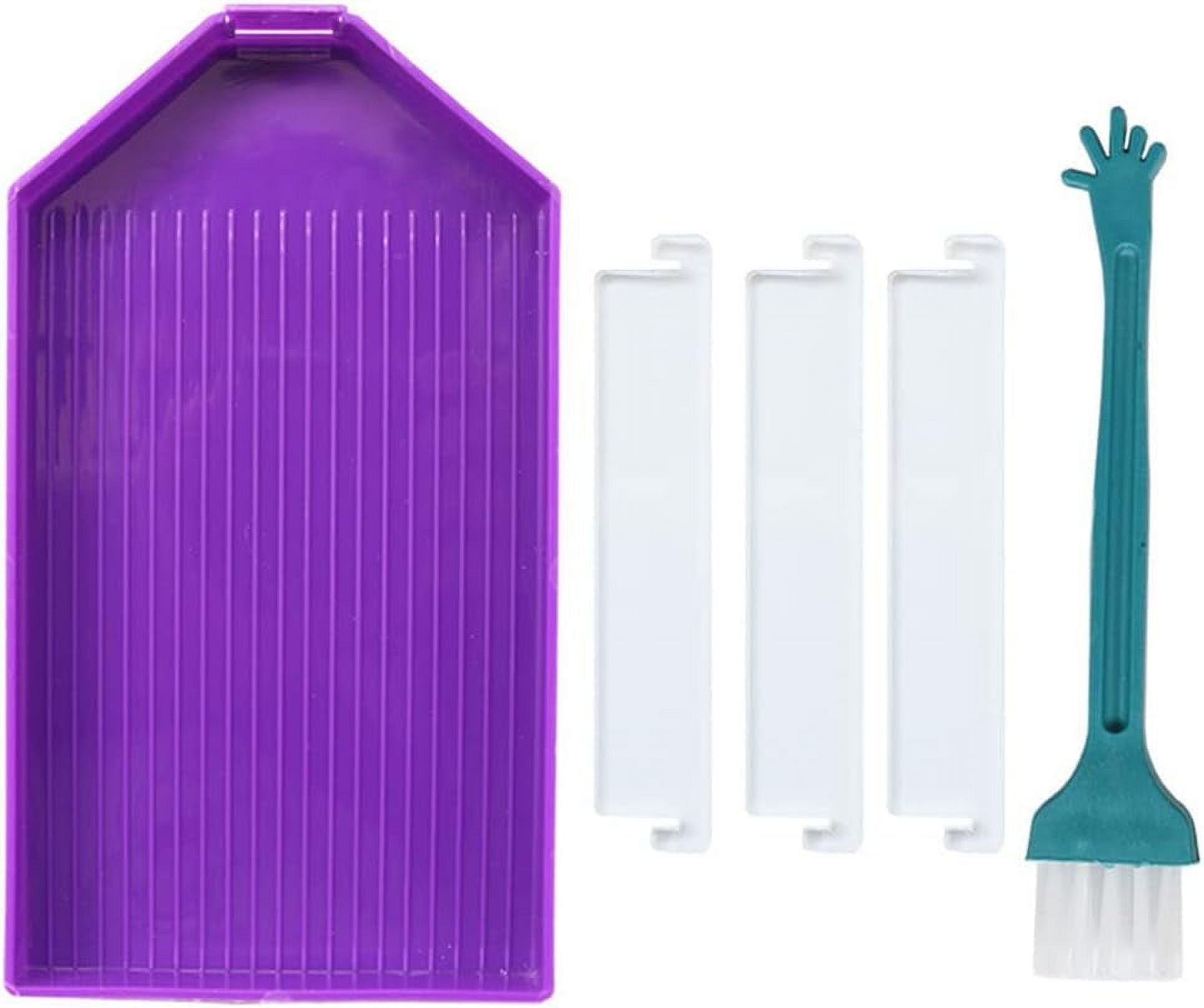 Diamond Painting Tray with Divider – 2 PCS Diamond Rhinestone Plate ...