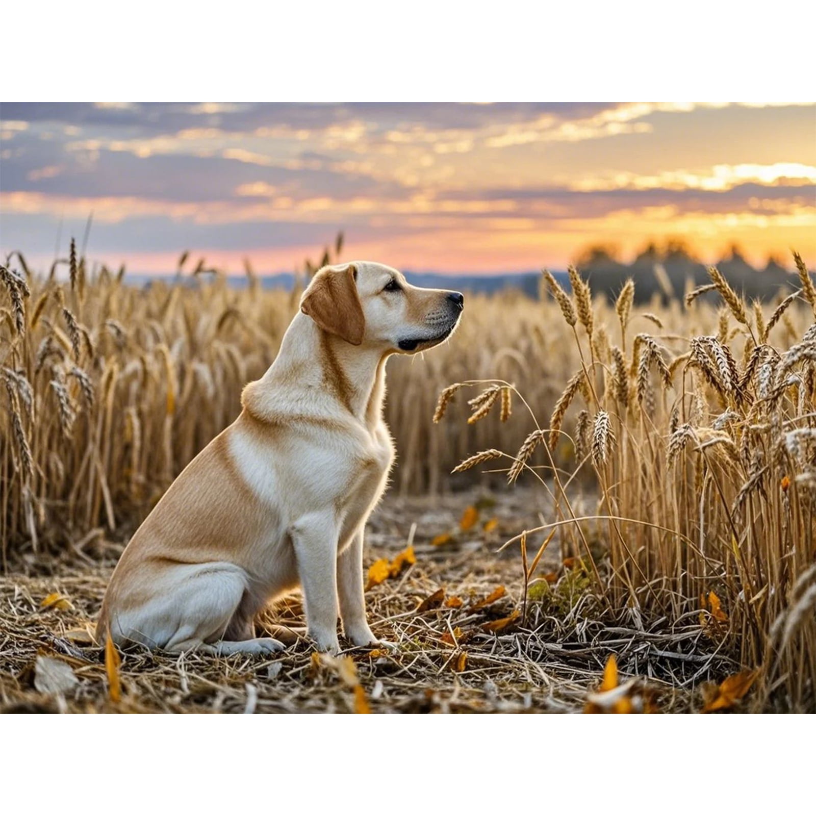Diamond Painting Yellow Labrador Retriever 5D Diamond Art DIY Kits Full ...