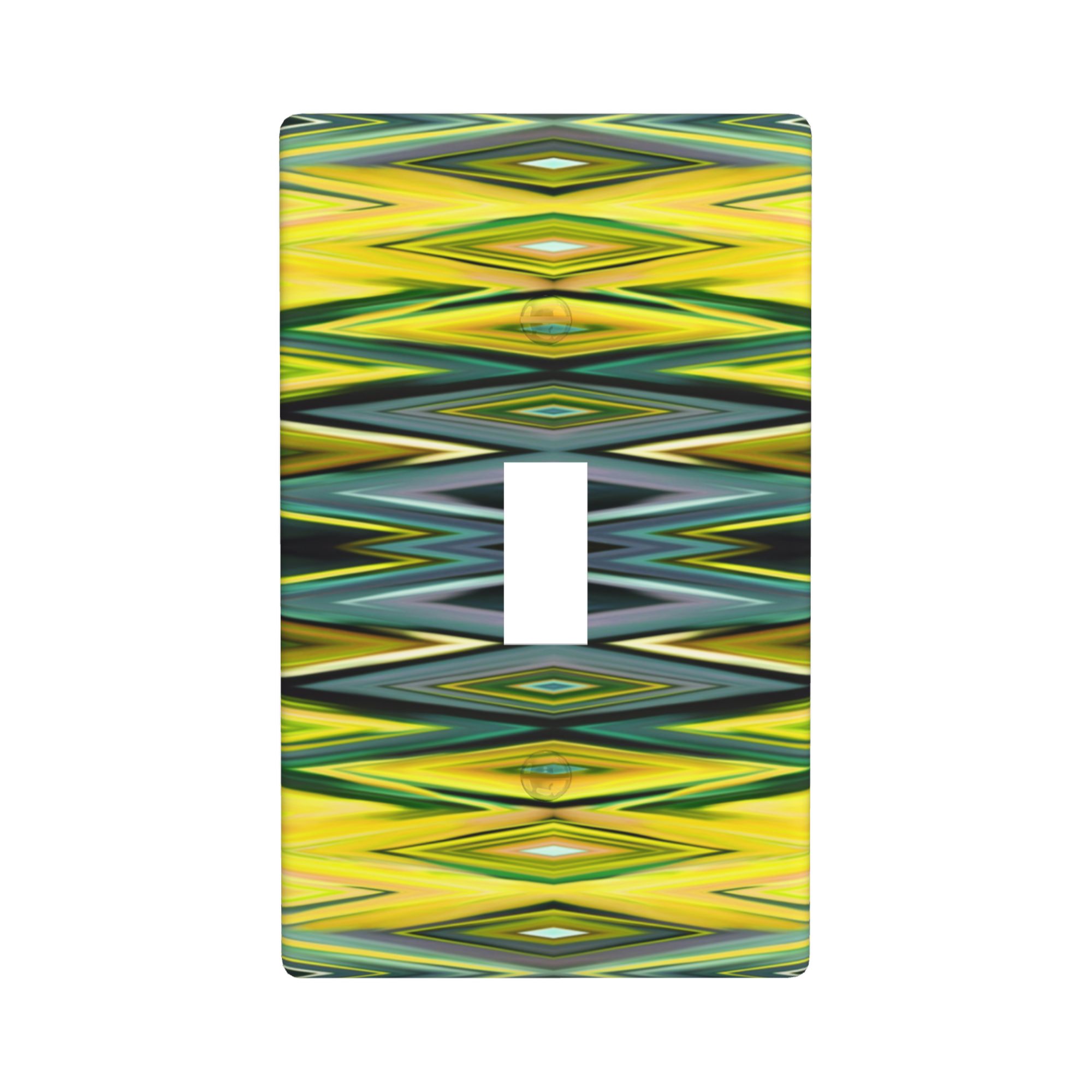 Diamond Pattern Single Toggle Light Switch Plate Decorative Wall Plate ...