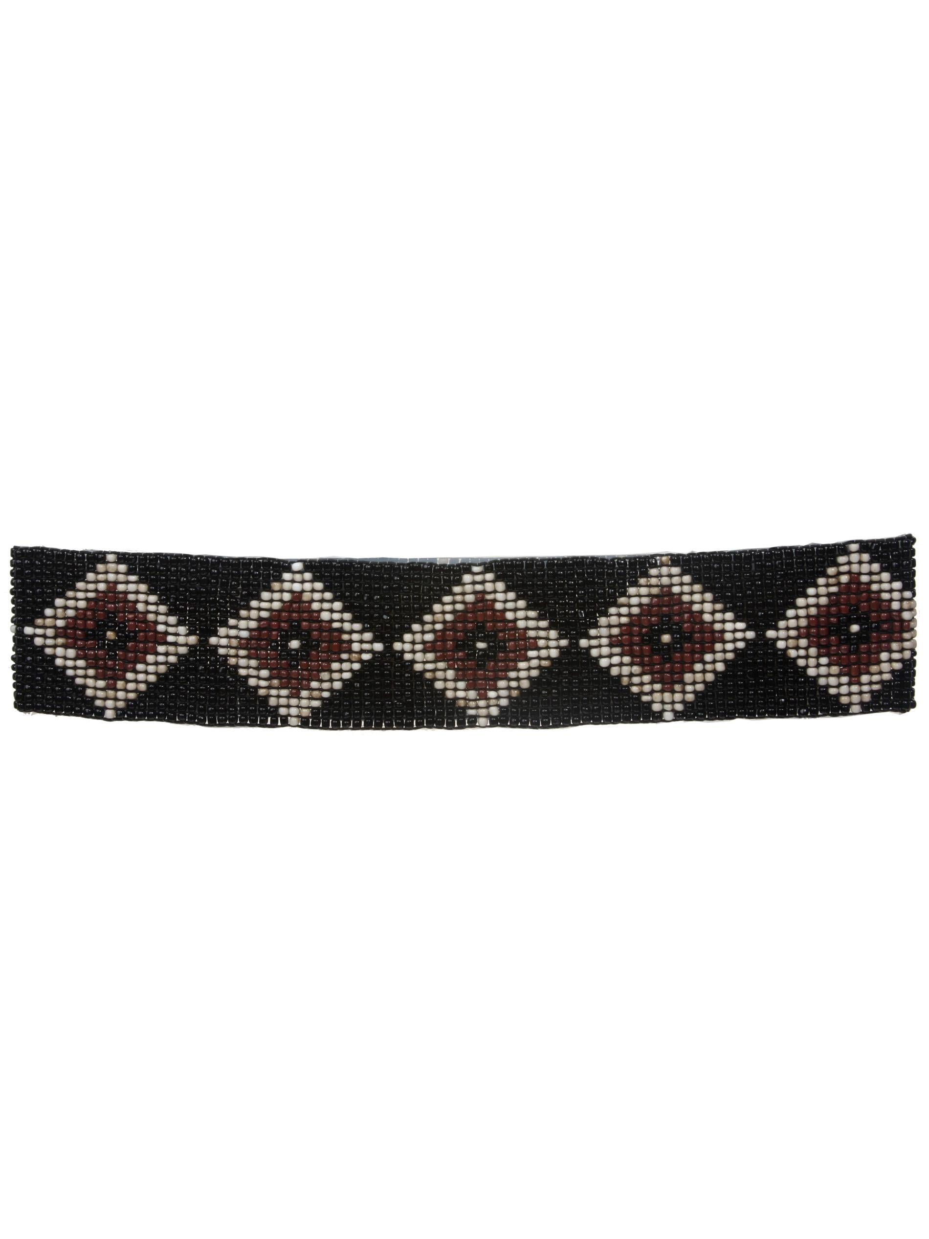 Diamond Pattern Southwest Beaded Stretch Belt - Walmart.com