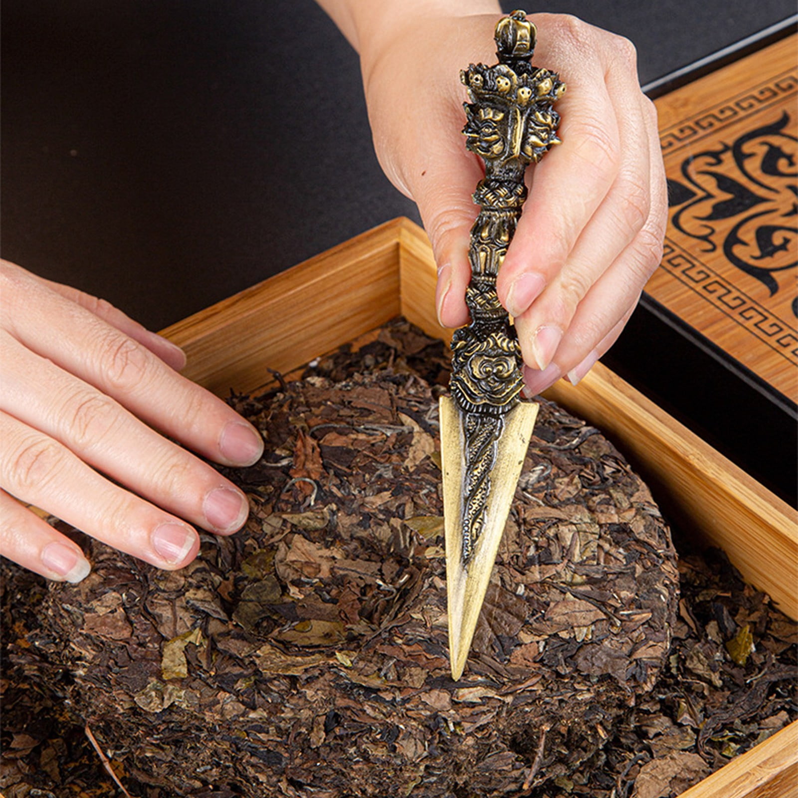 Diamond Pestle Alloy Kung Fu Tea Knife, Essential Brewing Accessories ...