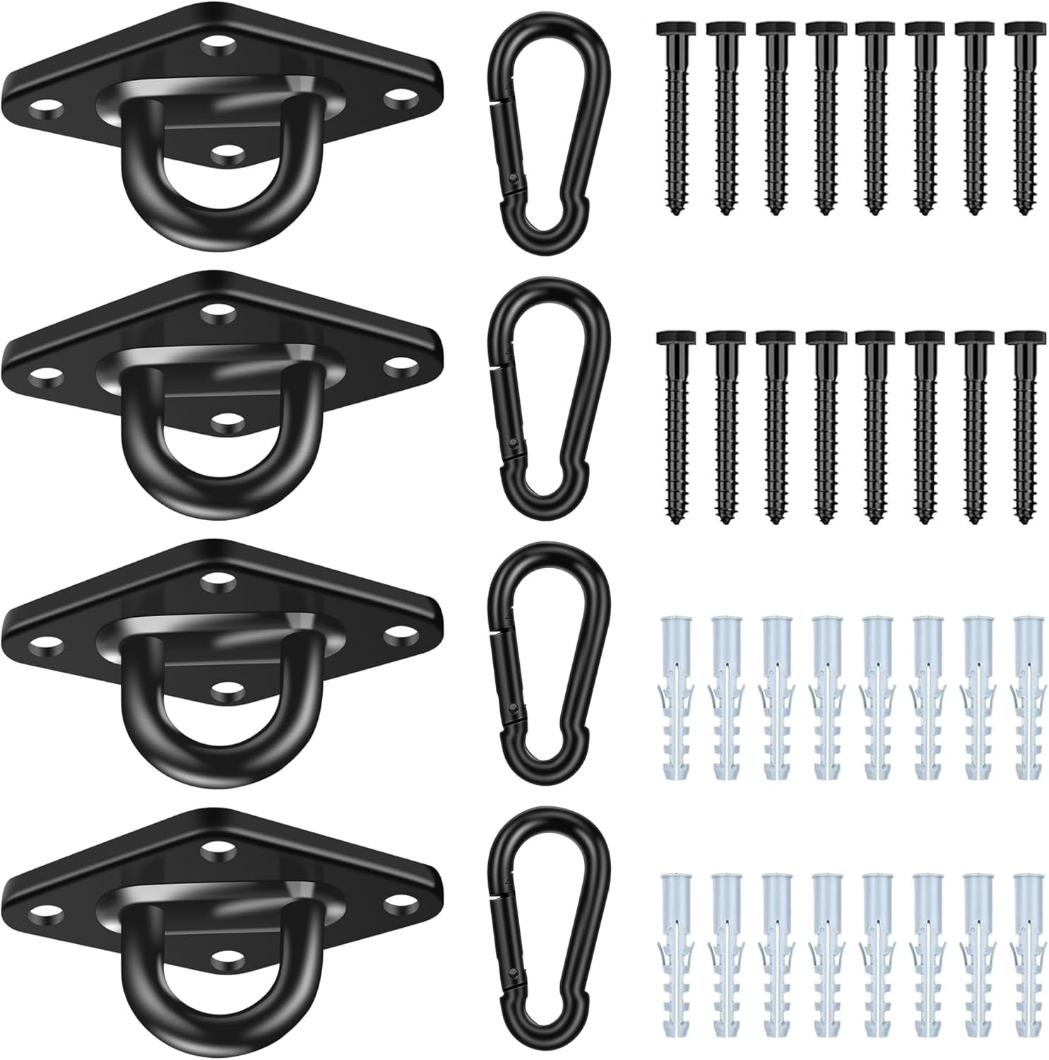 Diamond Plate 2650lbs Swing Hangers 4 PCS - Heavy Duty Ceiling Mount ...