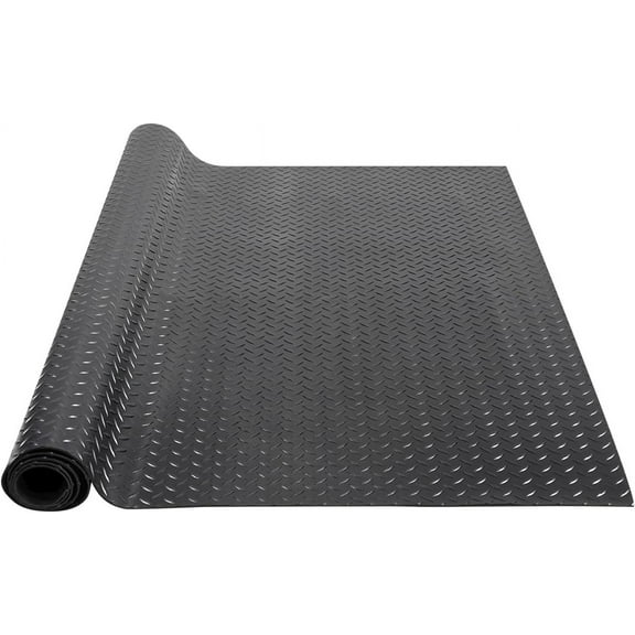 4x10ft 2.2mm Thickened PVC Diamond Plate Garage Floor Roll Non Slip ...