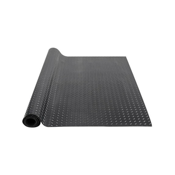 Diamond Plate Rubber Flooring Roll, 3mm Garage Floor Mat 4x6ft, SBR ...