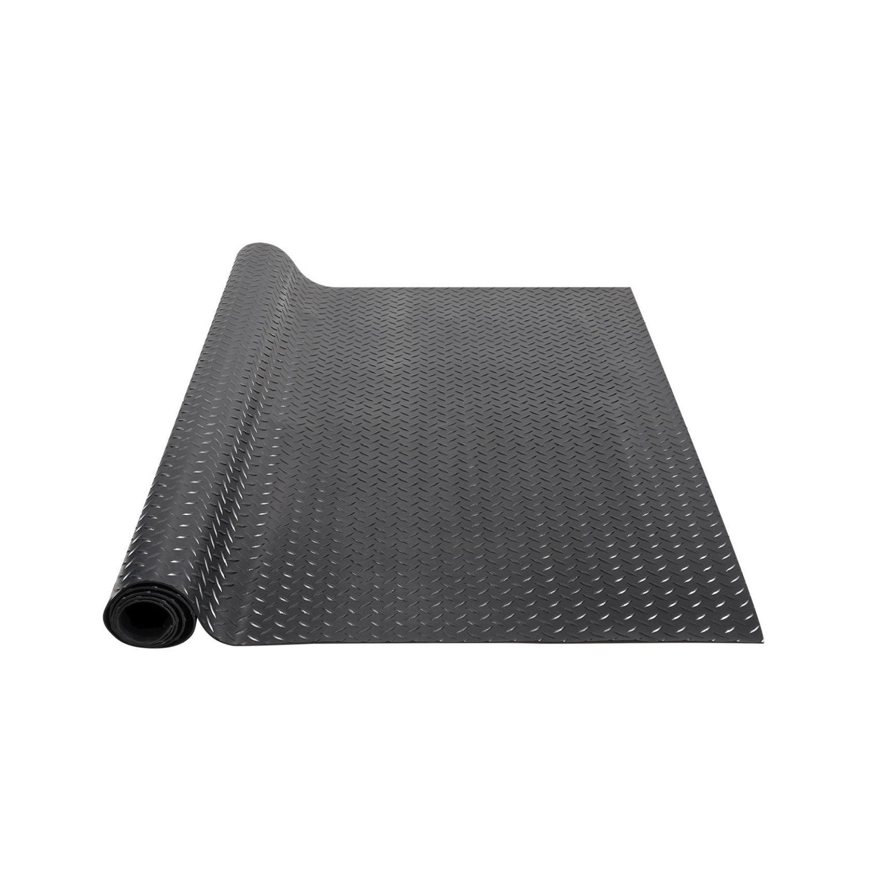 Diamond Plate Rubber Flooring Roll, 3mm Garage Floor Mat 4x8 ft, SBR ...