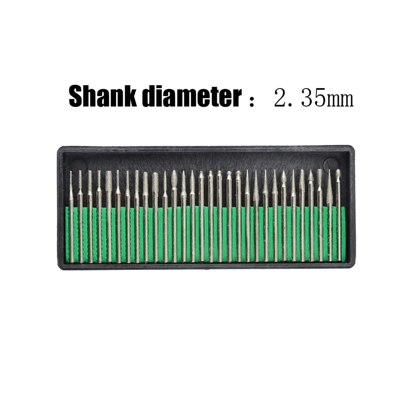 Diamond Point Drill Bit Glass Gem Tool Metal Rotary Tool Jewelry Tool ...