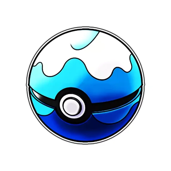 Diamond Poke Ball Waterproof Sticker Phone Decal Water Bottle Stickers ...