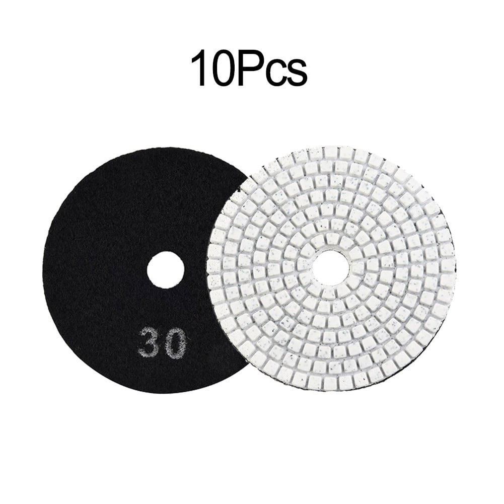 Diamond Polishing Pads 4inch Wet/Dry Granite Concrete Marble Glass ...