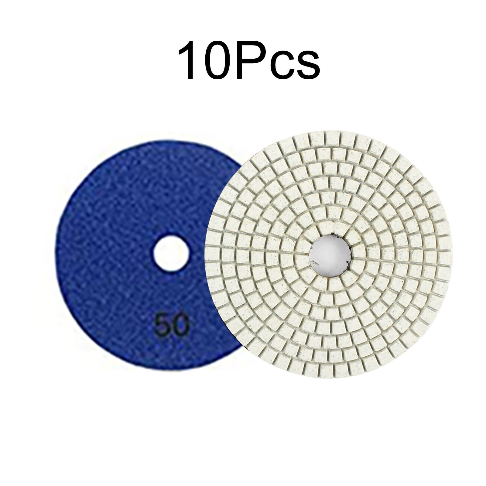 Diamond Polishing Pads 4inch Wet/Dry Granite Concrete Marble Glass ...