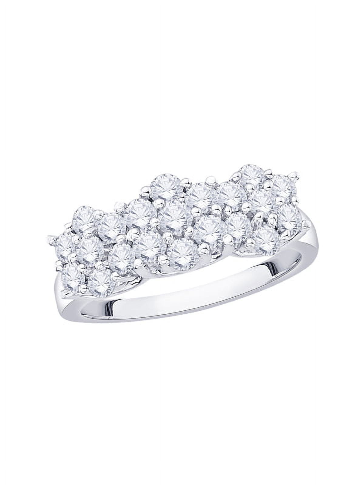 Diamond Promise Ring in 10K White Gold (1 cttw) (I-Color, SI3/I1 ...