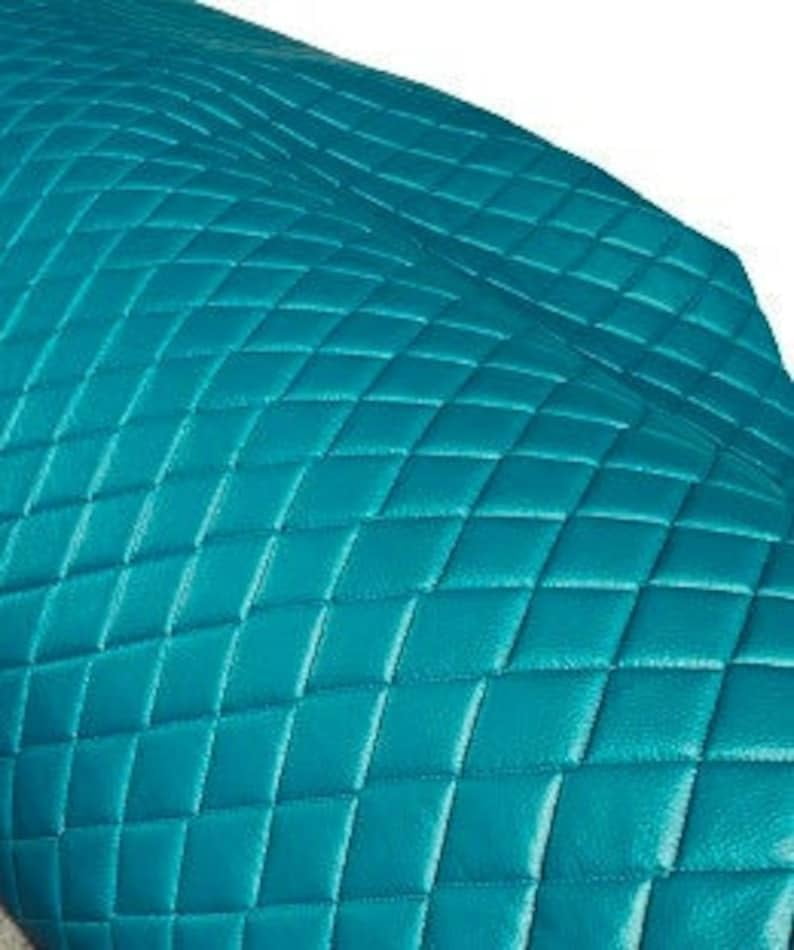 Diamond Quilted Faux Leather Vinyl Foam Backed- Automotive, Headliner ...