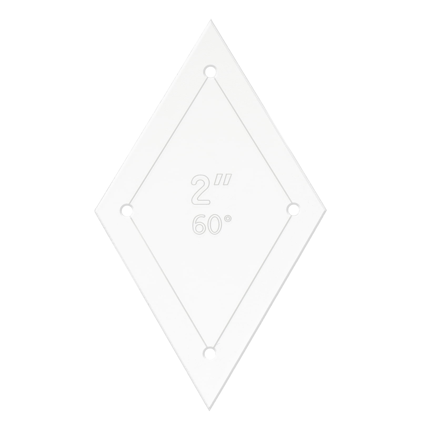 Diamond Quilting Template Set, 2 Inch Acrylic Template for Quilting ...