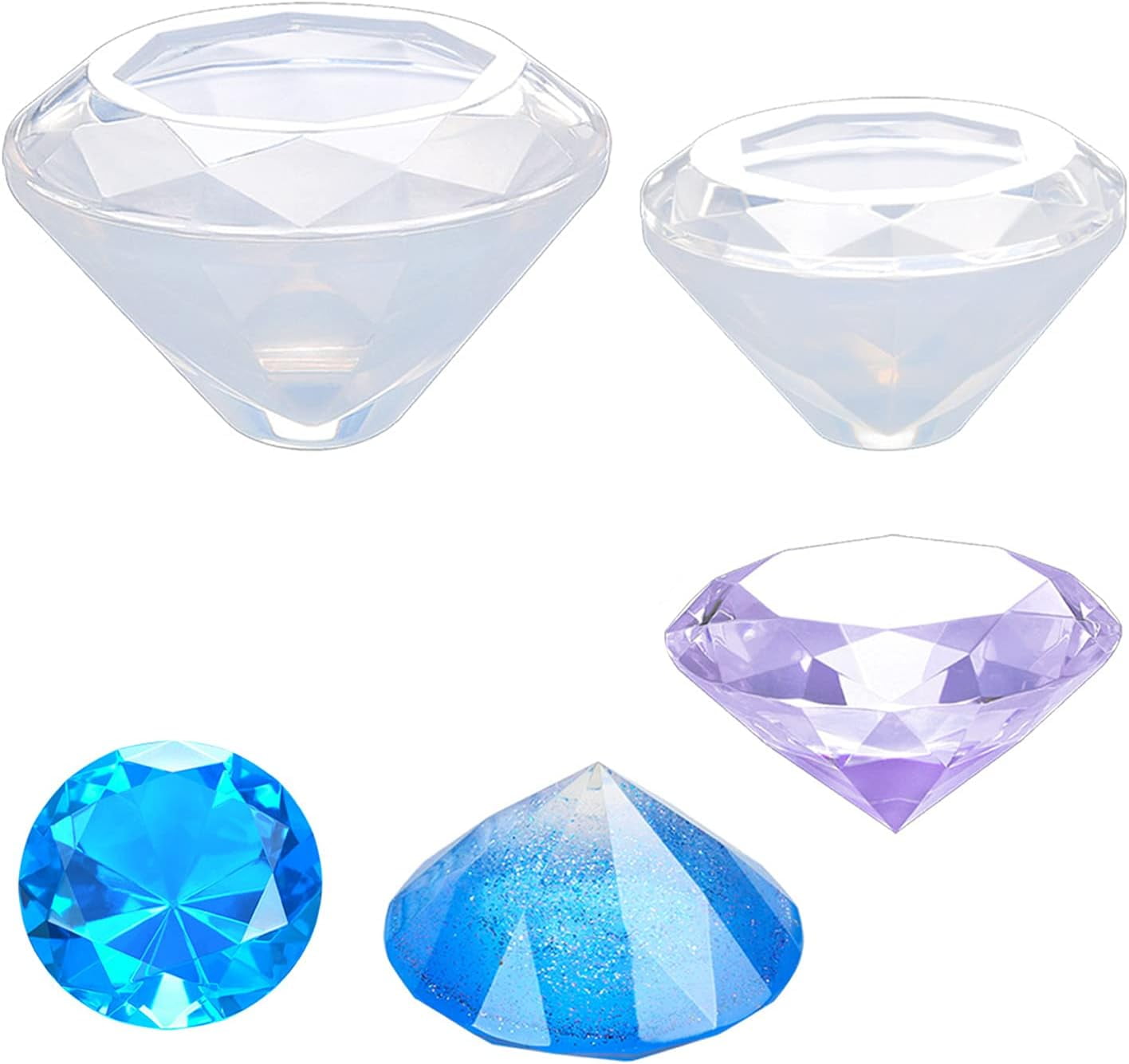 Diamond Resin Silicone s Silicone Chocolate Mousse Diamond Shape Cake ...