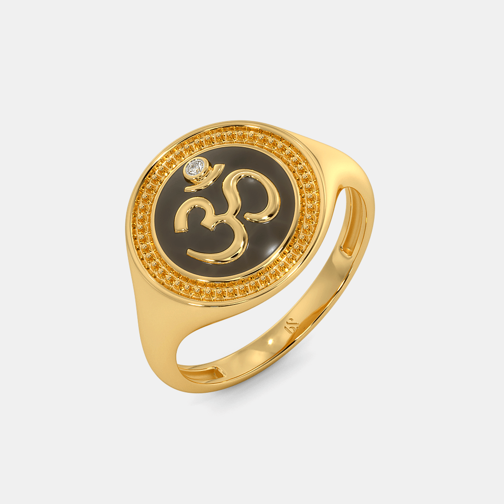 Diamond Ring In 18k Yellow Gold 7.29 Gram With 0.01 Diamonds - Walmart.com