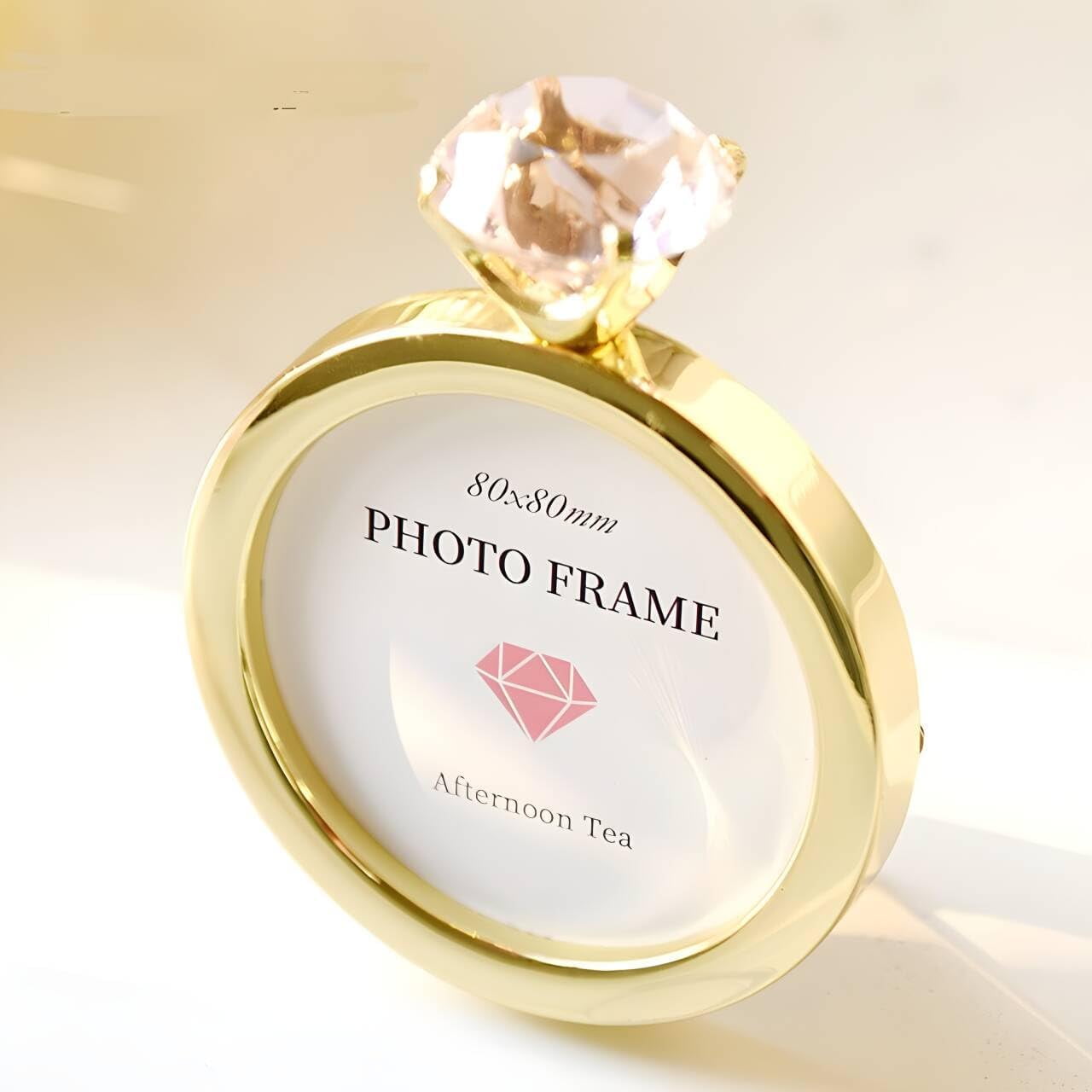 Diamond Ring Picture Frame (Gold) - Walmart.com