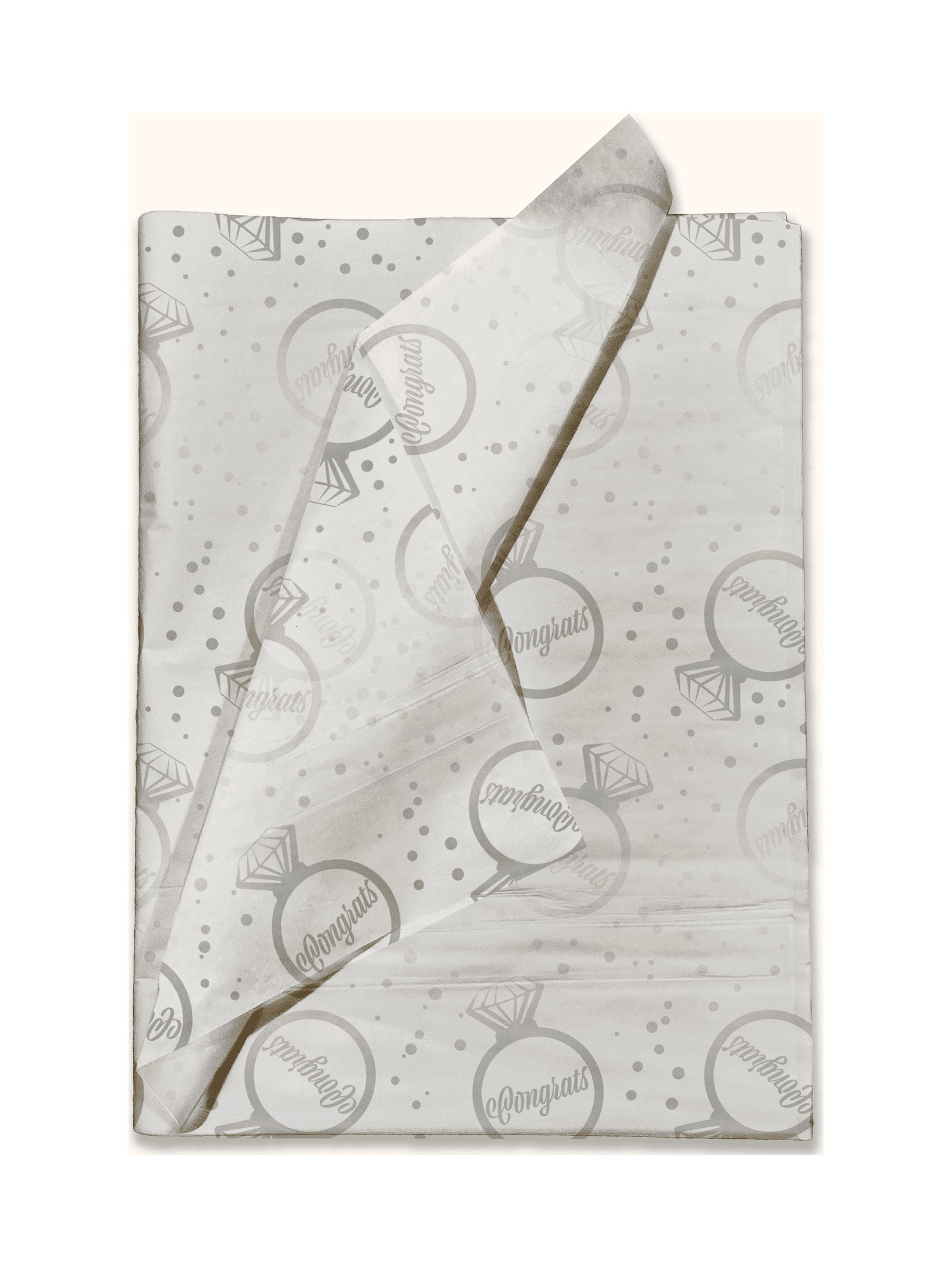 Diamond Rings Printed Tissue Paper - Decorative Tissue for Decoupage ...