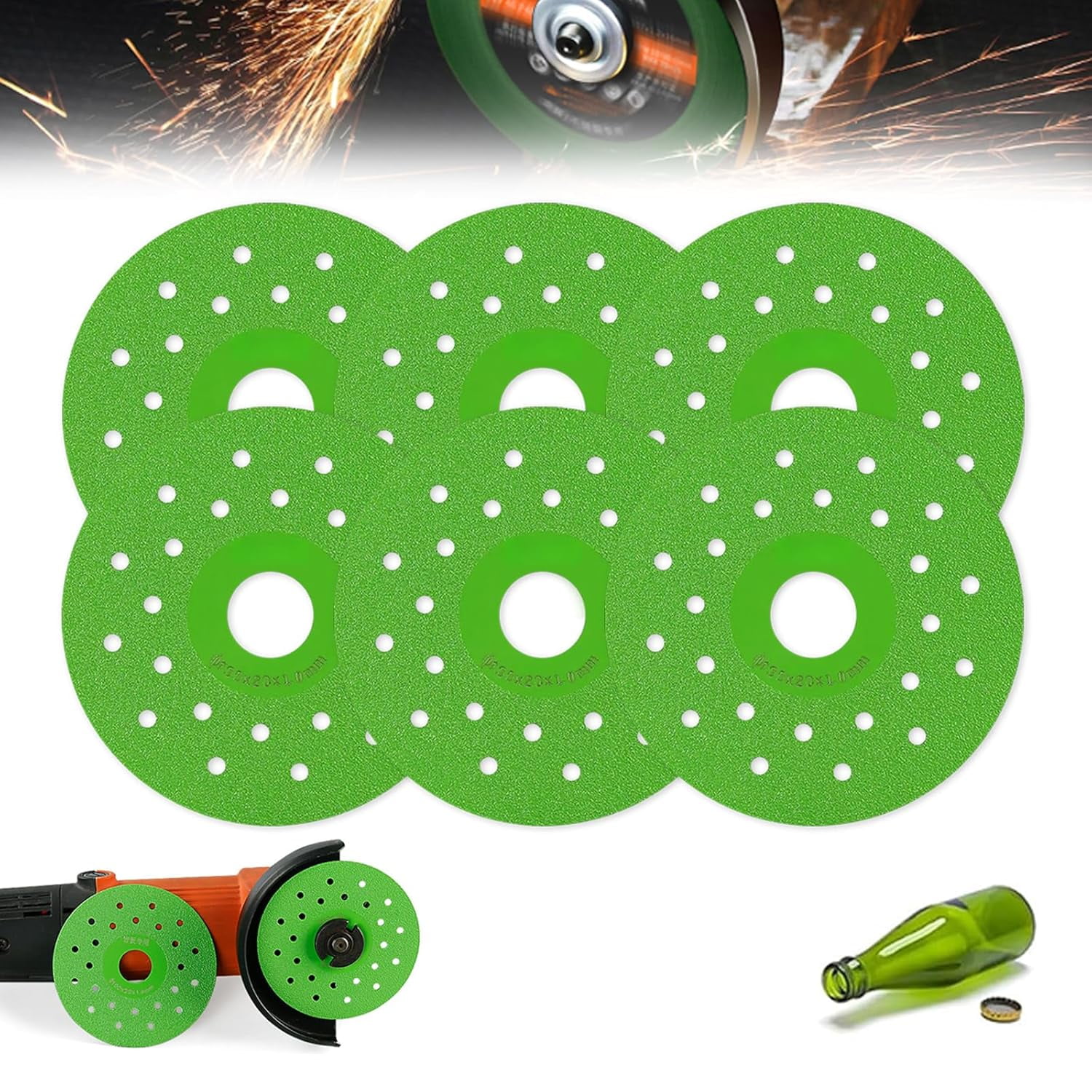 Diamond Rock Slab Grinding Disc & Glass Cutting Disc – 4in Angle ...