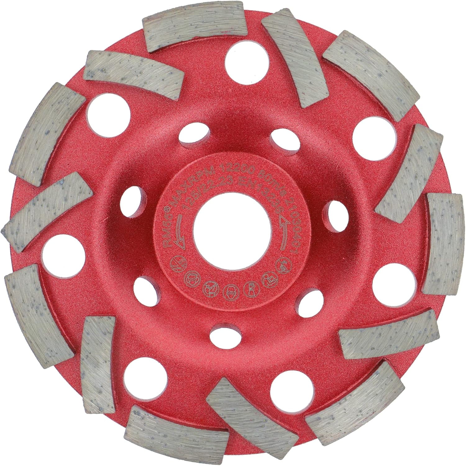 Diamond Sand Disc Ultra High Speed Concrete 125Mm X 22.2Mm Concrete ...