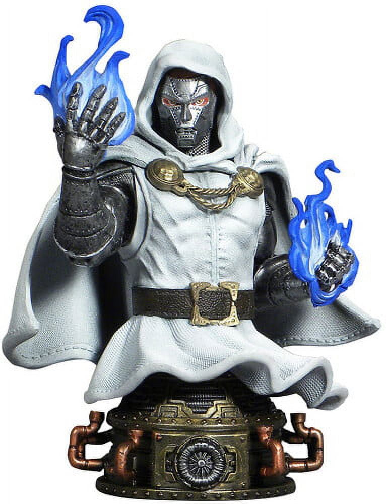 Diamond Select - DCD 40Th Marvel Comic White Armor Doctor Doom Px Bust ...