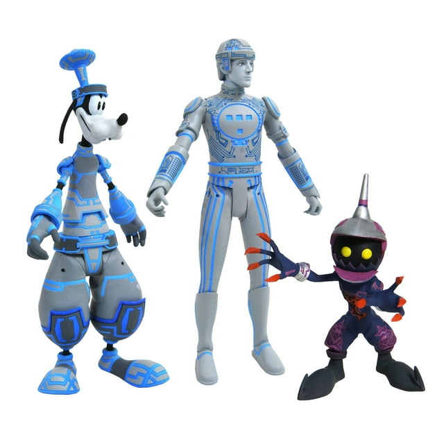 Diamond Select Toys Kingdom Hearts Select Series 3 Sp Goofy, Tron ...