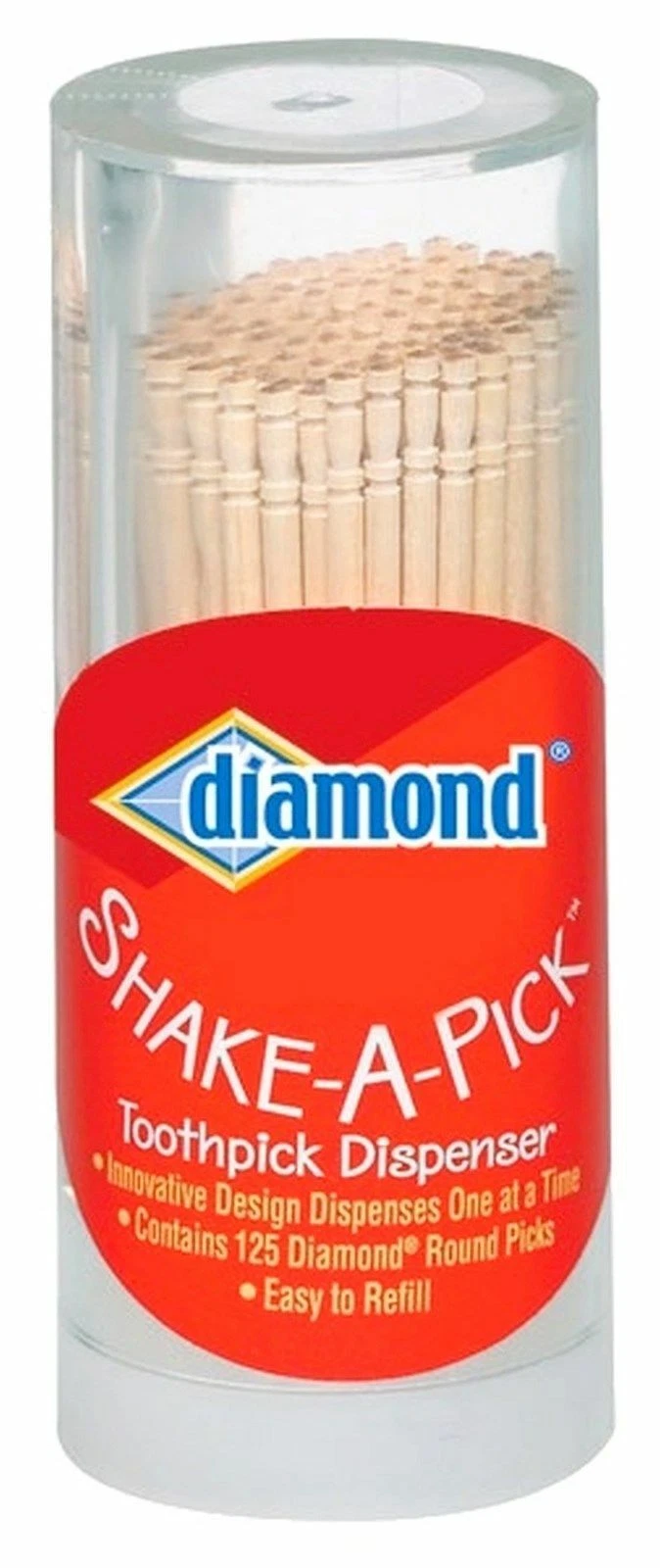 Diamond Shake- A- Pick Toothpicks Dispenser . Pack Of 8. - Walmart.com