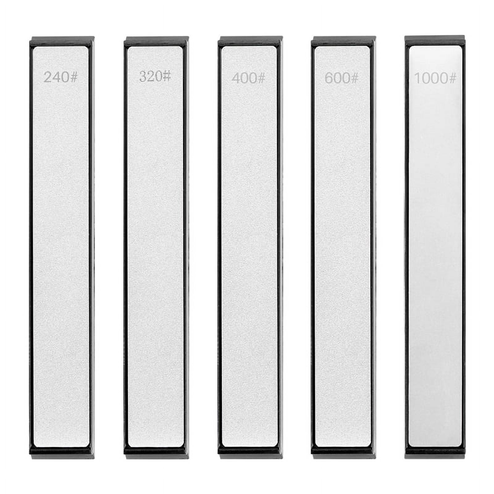 Diamond Sharpening Stones Set Fixed-Angle Cutter Sharpener, 240/320/400 ...