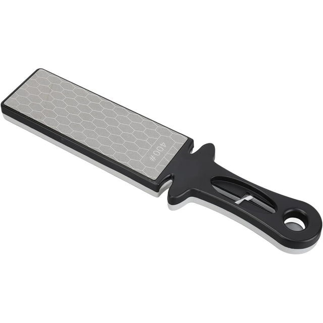 Diamond Sharpening Stone,400/1000 Grit Handheld Double-Sided Diamond ...
