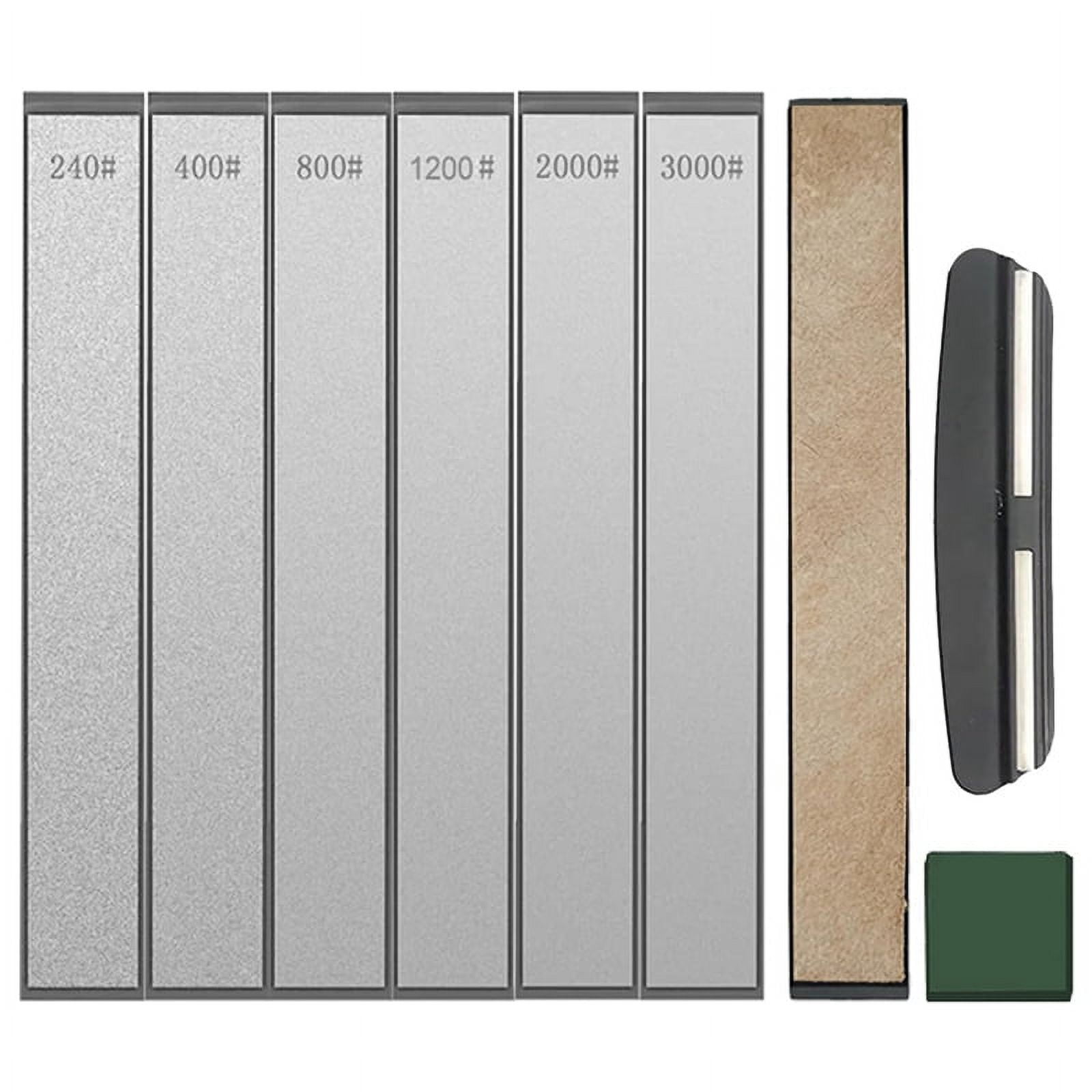 Diamond Sharpening Stones,6 Whetstones-240/400/800/1200/2000/3000 ...