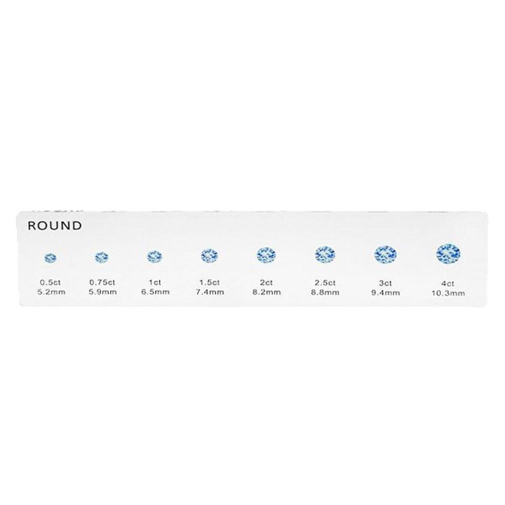 Diamond-Sizes Shape Compare Tool Acrylic Reference Comparison Wear ...