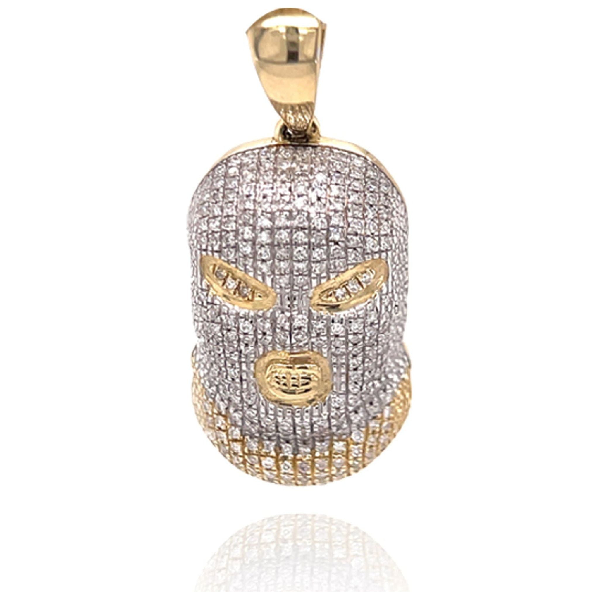 Diamond Ski Mask Pendant - Walmart.com
