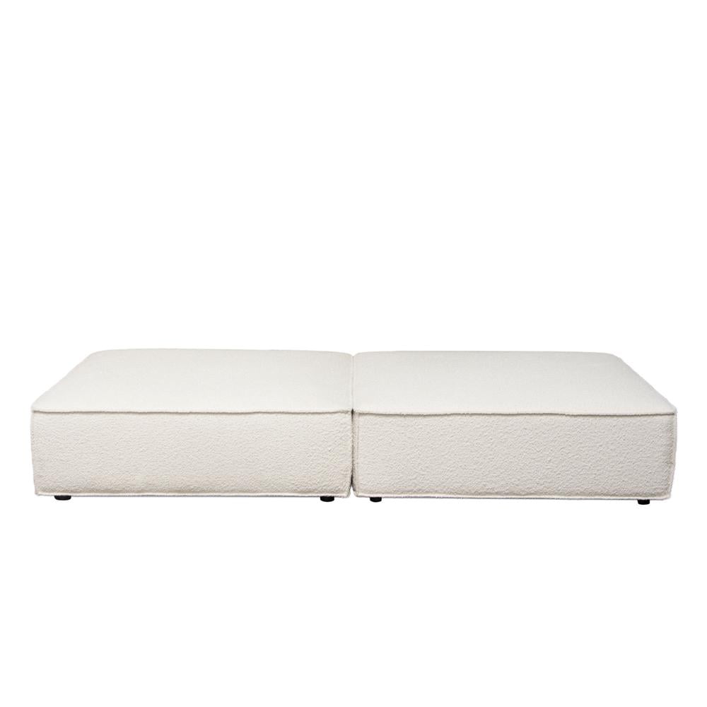 Cara 2-Piece Square Modular Lounger by Diamond Sofa - Walmart.com