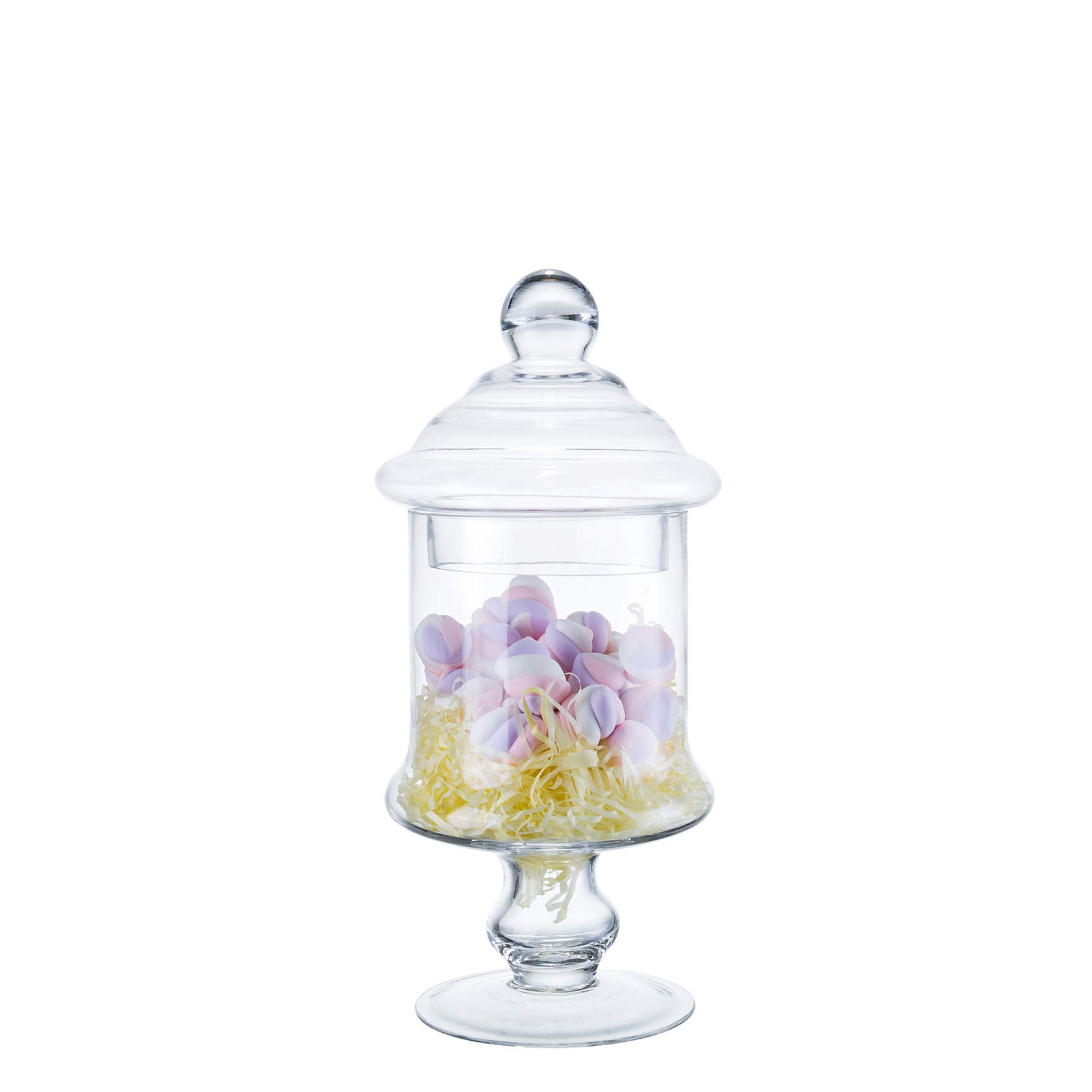 Diamond Star Clear Glass Apothecary Jar Decorative Candy Buffet Jars ...