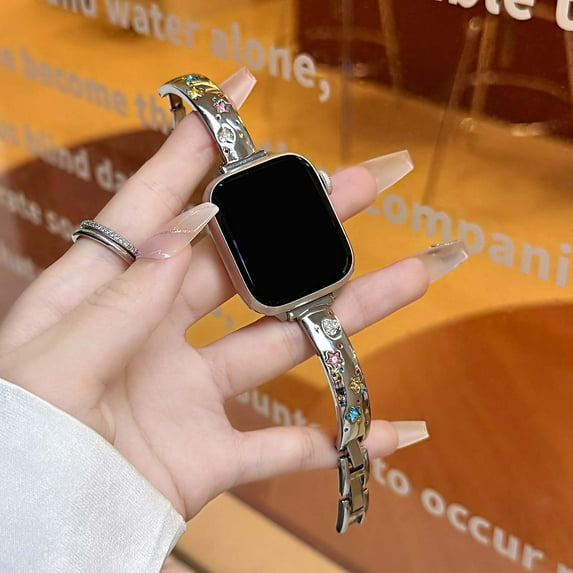 Diamond Star Design Girls Bracelet Bands for Apple Watch Band 38/40/41/42mm(Series10), Fashion ...