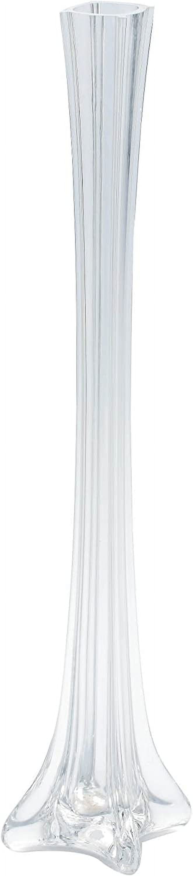 Diamond Star Glass 20" clear Tower Vase - Walmart.com