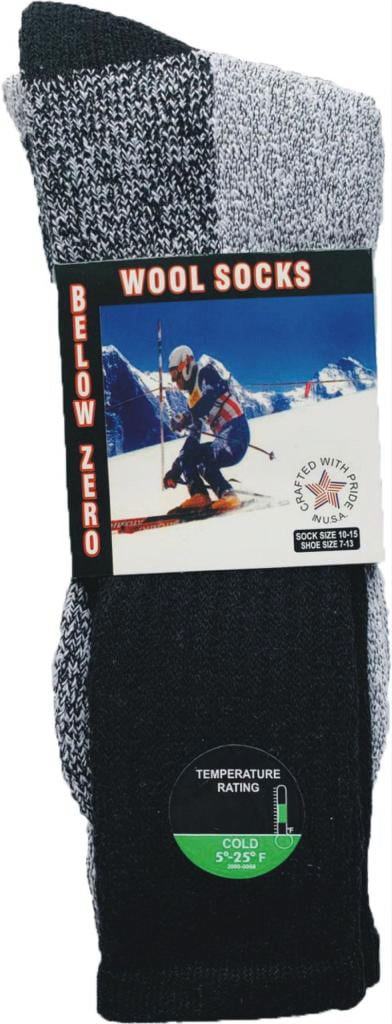Diamond Star Merino Wool Socks 6 Pairs Thermal Socks Insulated for Cold ...