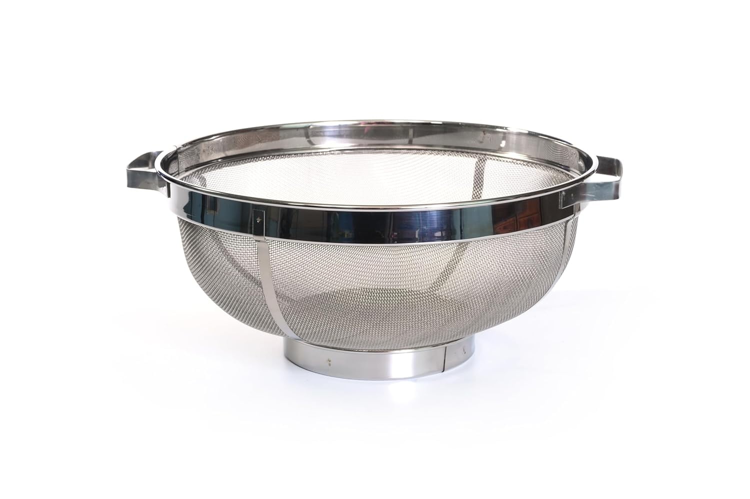 Diamond Steel Colander Drainer with Handle Stainless Steel Collander ...