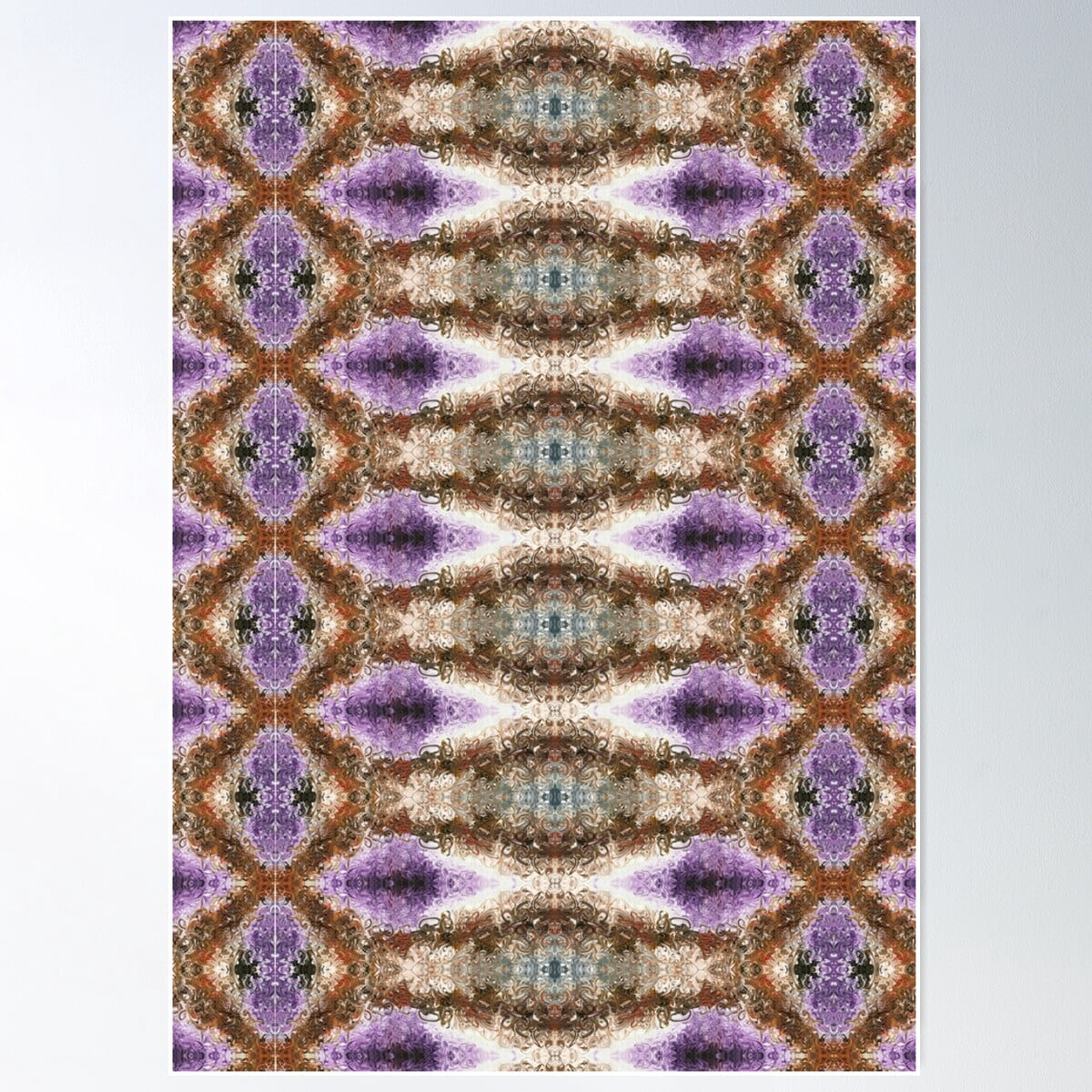 Diamond Steps Poster Wall Art, Modern Wall Decor For Living Room ...