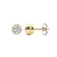 Diamond Stud Earring | 3 Ct IGI Certified Round Shape Lab Grown Diamond ...