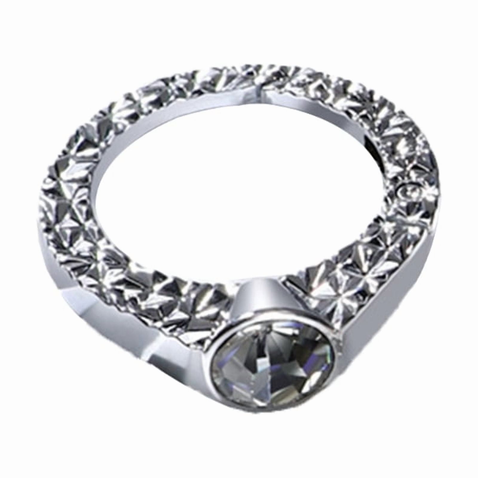 Diamond Studded Car Keychain Car Key Accessory Zinc Alloy Texture Women ...