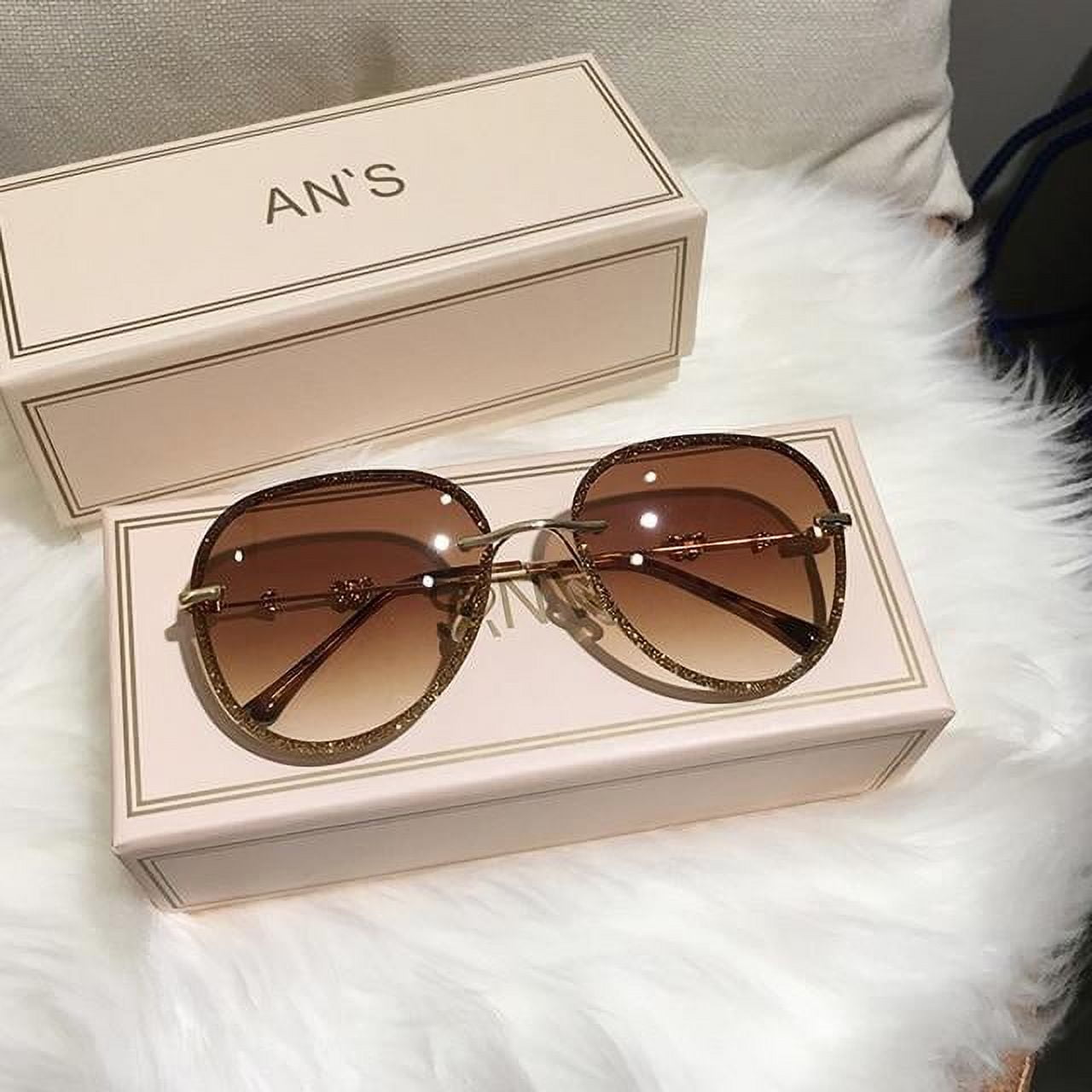 Diamond Sunglasses Gradient Lens - Walmart.com
