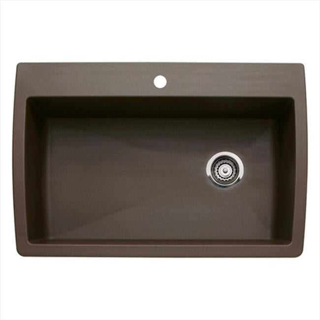 Diamond Super Single Bowl Silgranit II Drop-In Kitchen Sink - Cafe ...