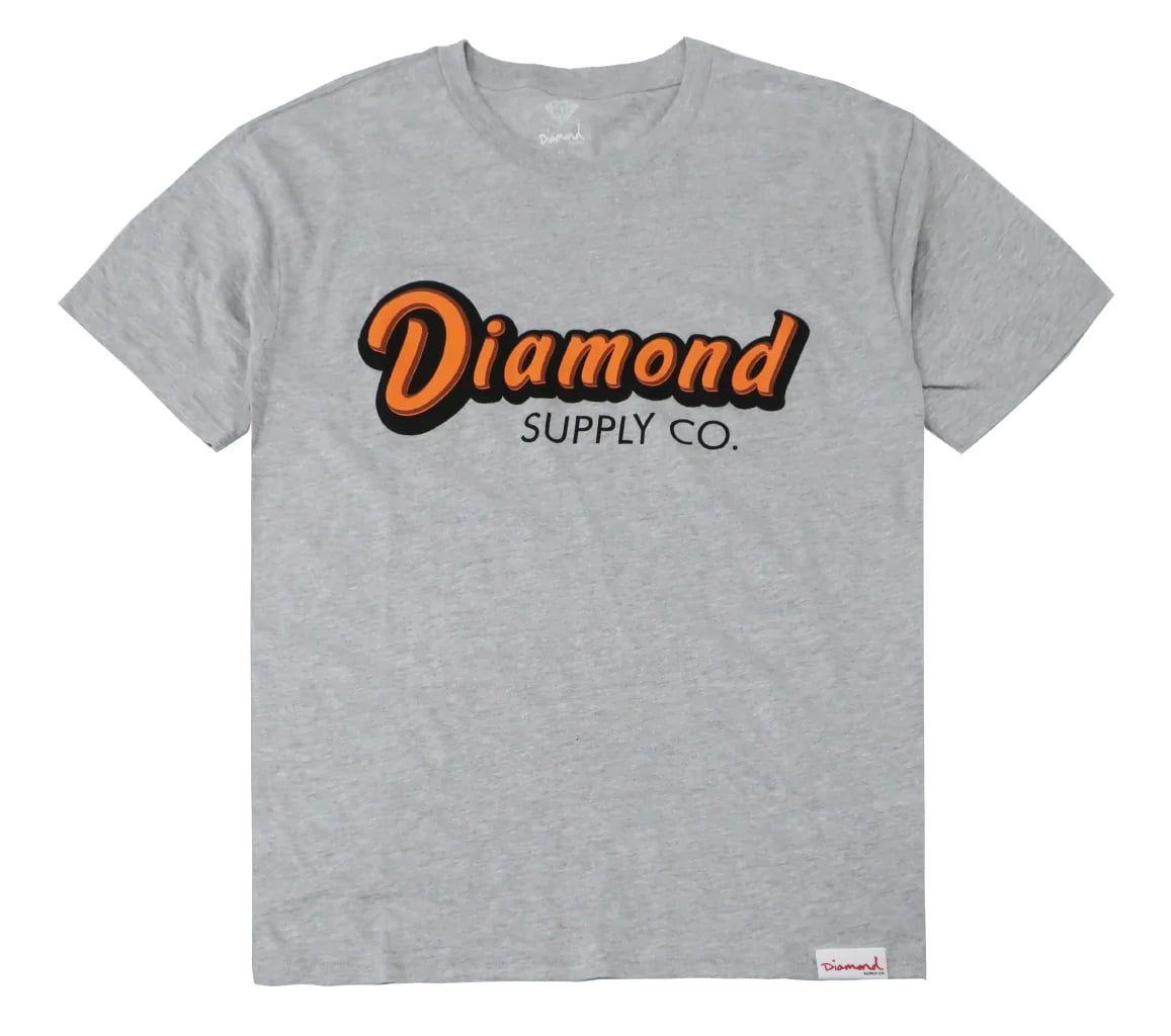 Diamond Supply Co. Men's Classic Retro Logo Tee T-Shirt (Medium ...