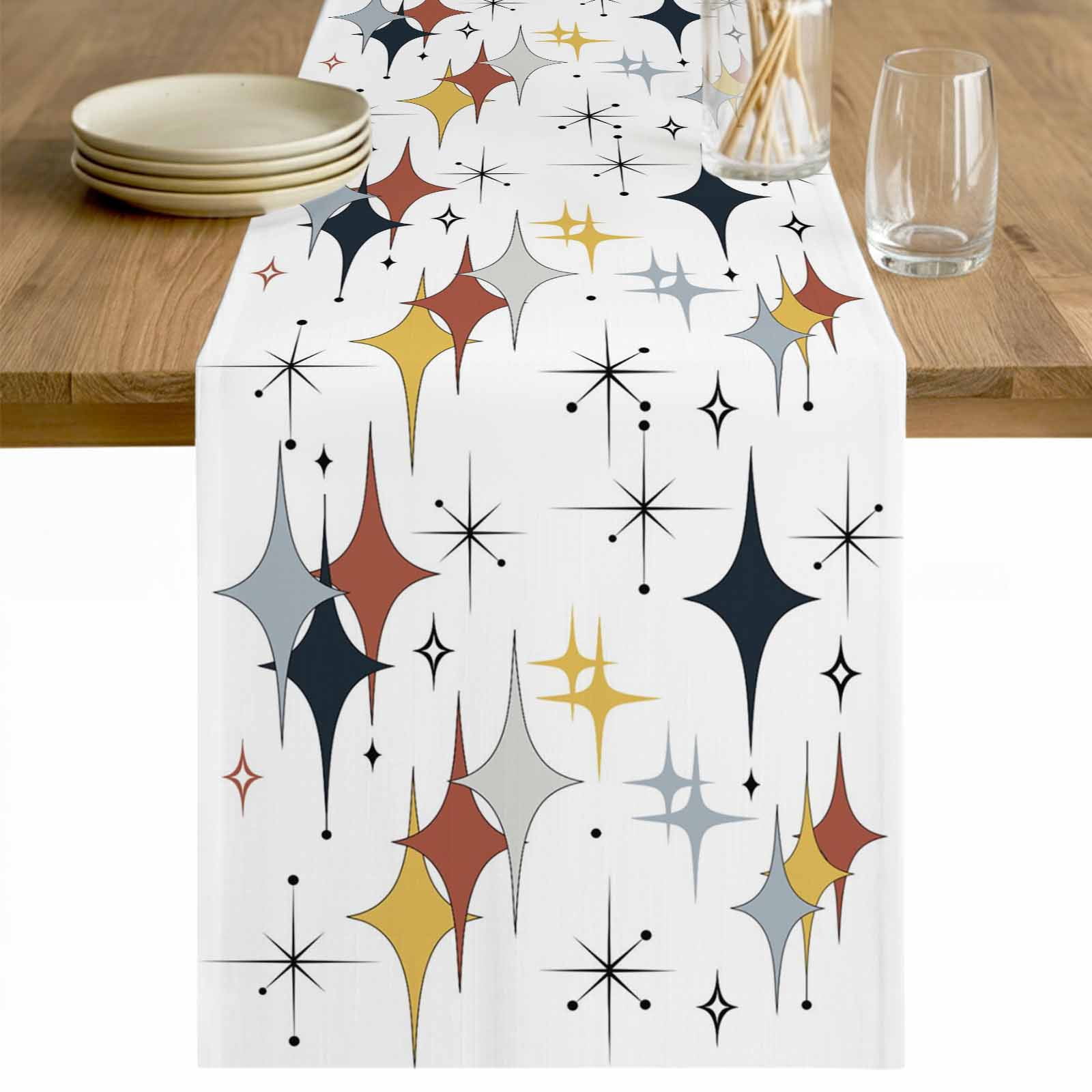 Diamond Table Runner 48 Inches Long Farmhouse Dress Scarves, Modern ...