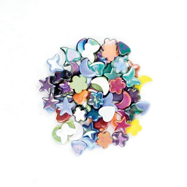 Diamond Tech Whimsy Shape Tiles - Iridescent, 1 lb - Walmart.com