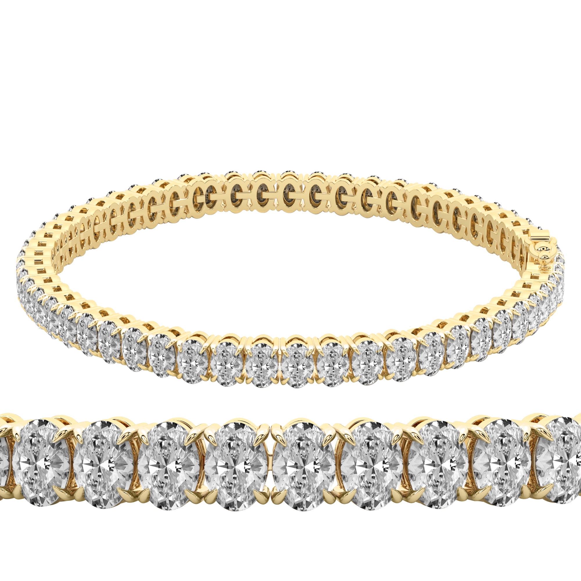 Diamond Tennis Bracelet | 10 Ct EGL Certified Lab Grown Diamond ...